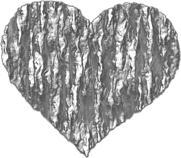 Download Share This Image - Silver Heart PNG Image with No Background ...