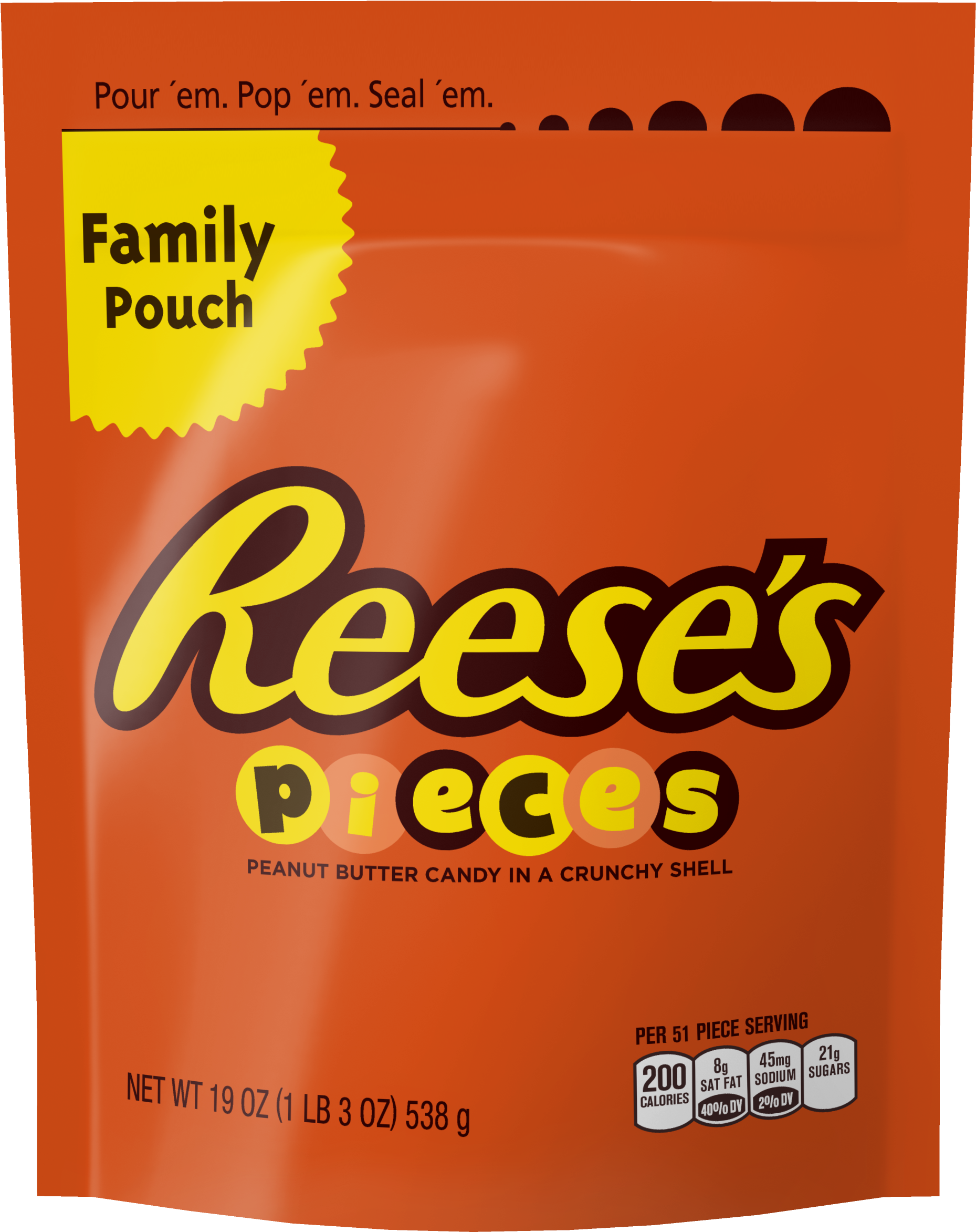 Download Reese's Pieces, Peanut Butter Candy, - Reese's Pieces PNG ...