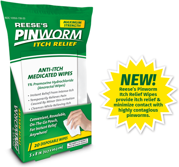 Download Reese's Pinworm Itch Relief Wipes - Reeses Pinworm Medicine 1 ...