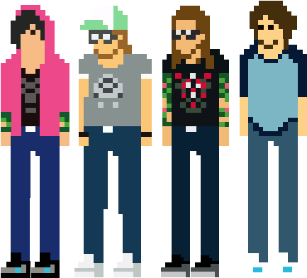 Download Transparent Fall Out Boy Trail - Fall Out Boy Pixel PNG Image ...