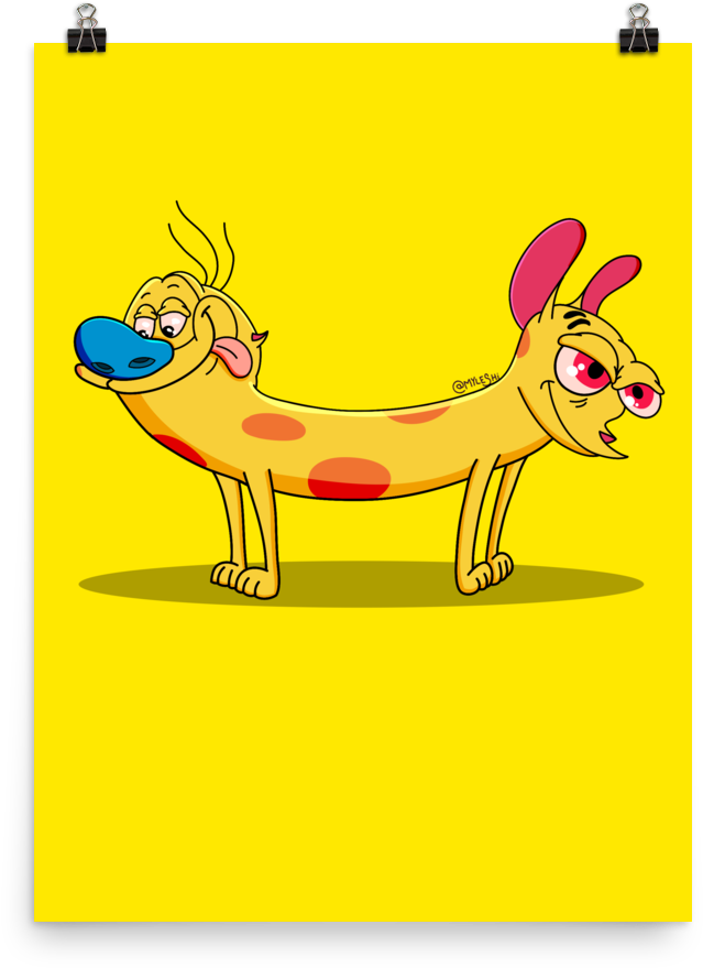 Download 'ren Stimpy' Poster - Poster PNG Image with No Background ...