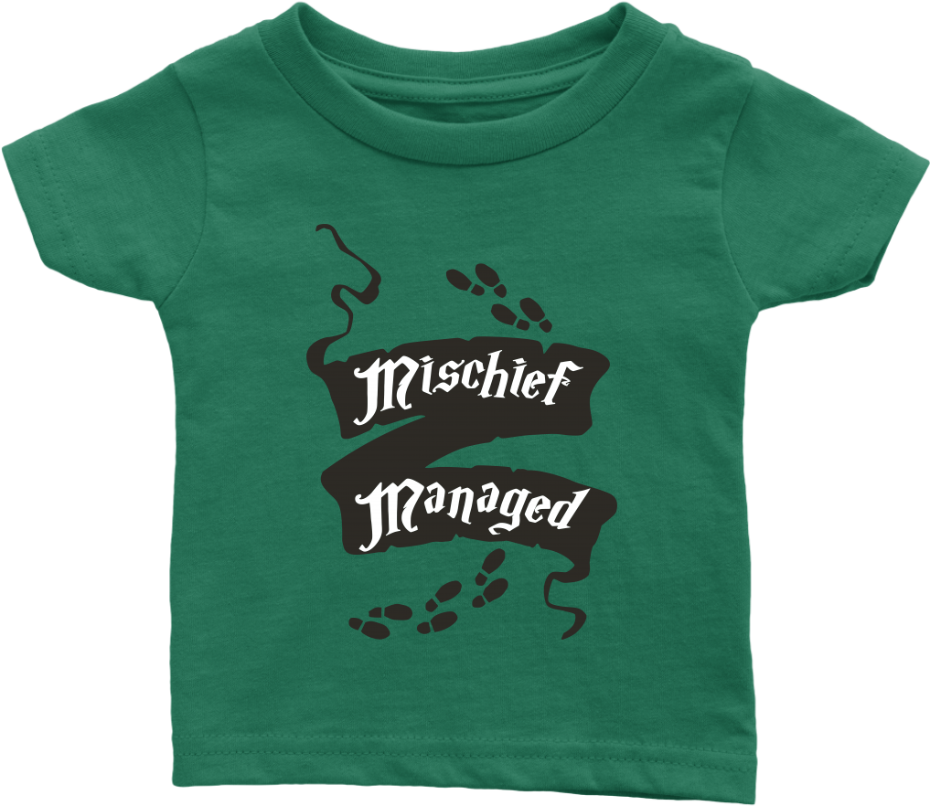 Download Mischief Managed - T-shirt PNG Image with No Background ...