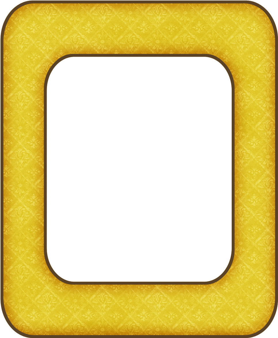 Download Yellow Frame Png - Picture Frame PNG Image with No Background ...