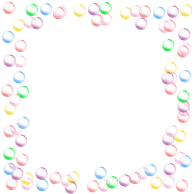 Bubble Frame - Transparent Bubble Frame - Free Transparent PNG Download ...