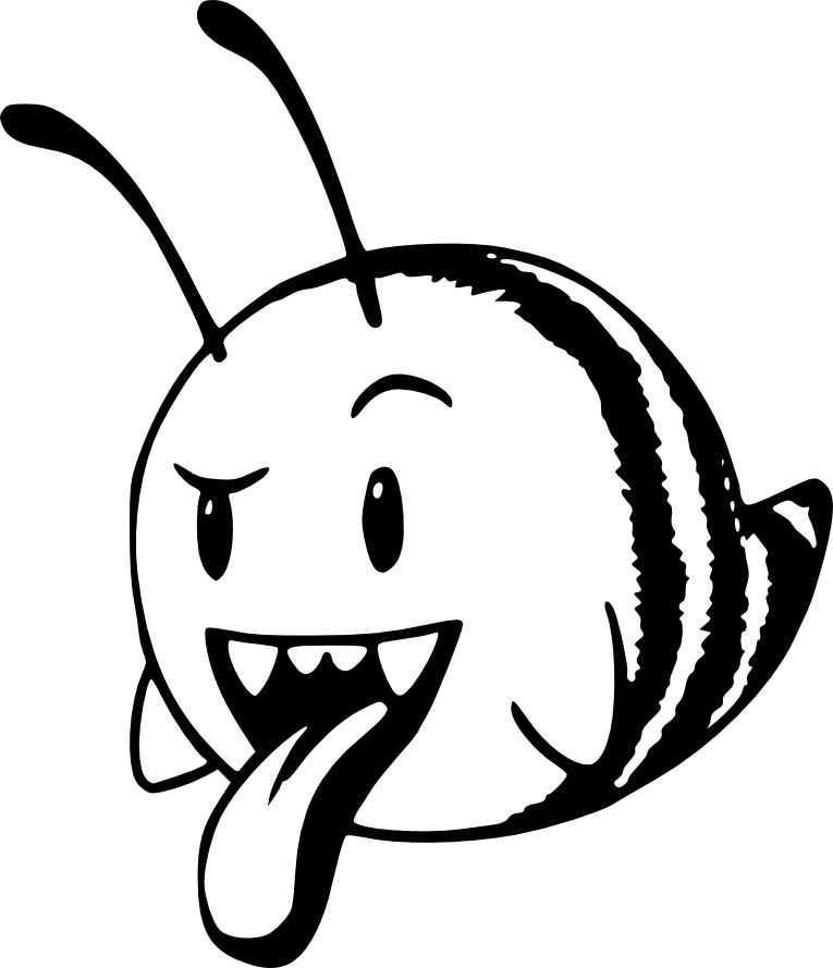 [o][s] "boo Bee - Mario Boo Bee - Free Transparent PNG Download - PNGkey