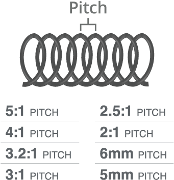 Download Pitch Pattern - 2 1 Pitch Coil Binding PNG Image with No ...