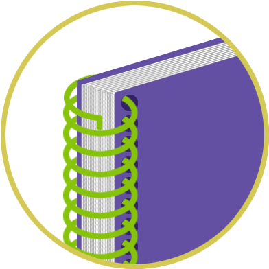 Download Coil Binding Magnified - Tape Binding In Finishing PNG Image ...
