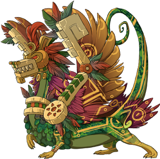 Download Quetzalcoatl Flight Rising PNG Image with No Background ...