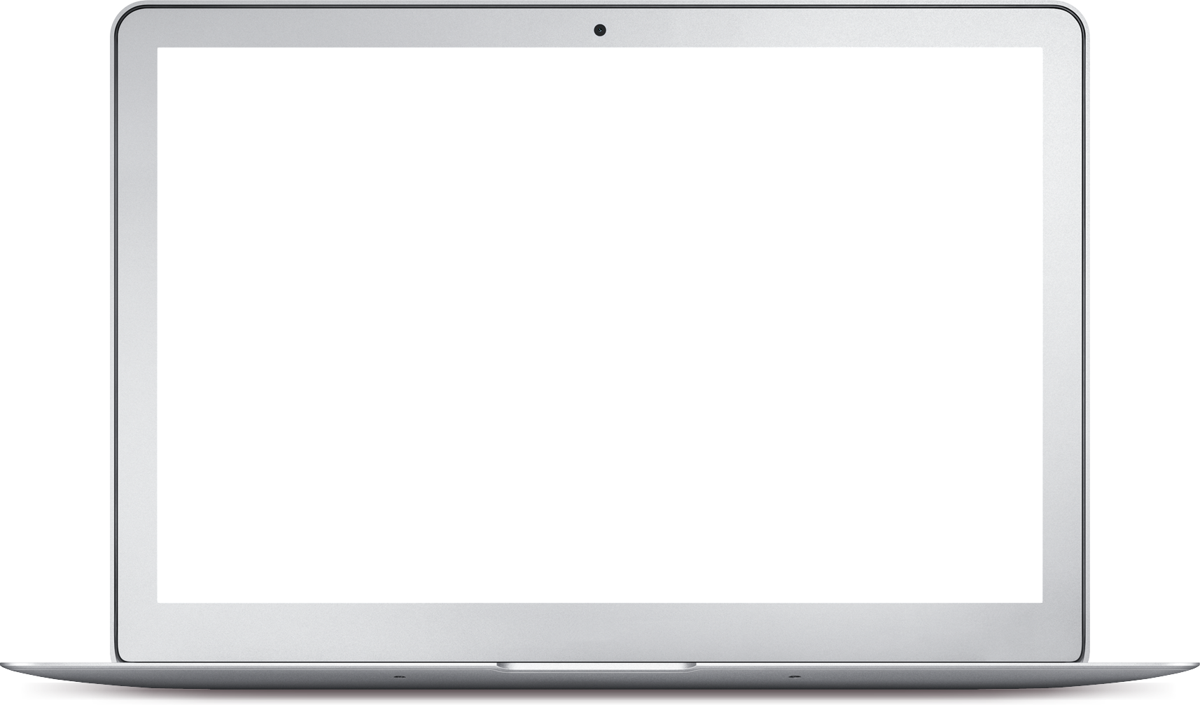 Featured Experiences - White Laptop Mock Up - Free Transparent PNG ...