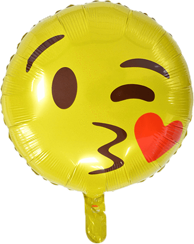 Emoji Balloons 18" - Emoji Balloons - Free Transparent PNG Download ...