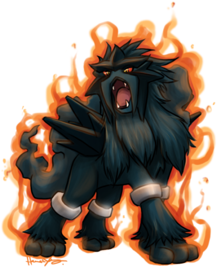 Download Alolan Entei - Dark Entei PNG Image with No Background ...