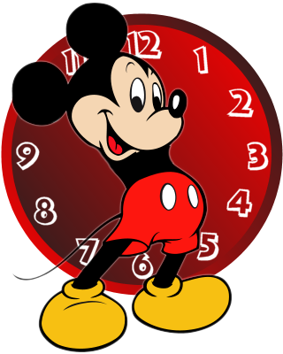 Download Dial - Mickey Mouse Getting Dressed PNG Image with No ...