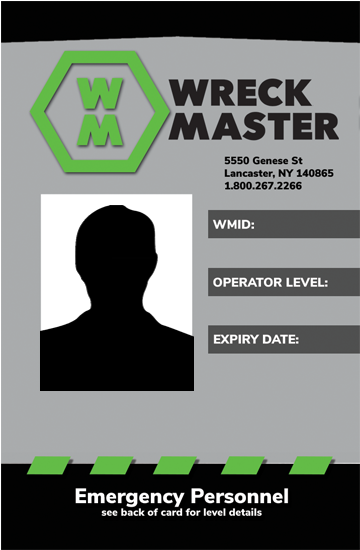 Download Certification Id Card Re-print - Wreckmaster Id Card PNG Image ...