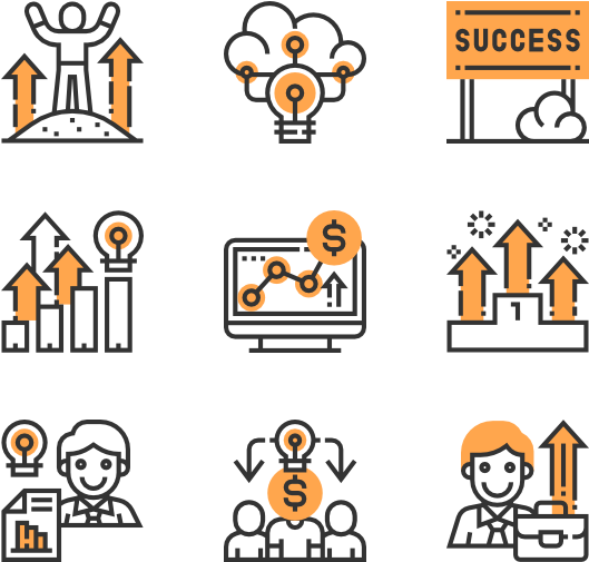 Download Business Success - Mathematics Icons PNG Image with No ...