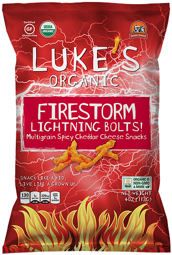 Firestorm Lightning Bolts Cheddar Cheese Snacks - Whole Grain - Free ...