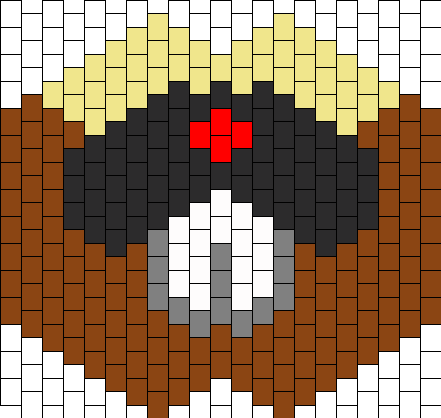 Download Bidoof Mask Bead Pattern - Twenty One Pilots Melt Bead PNG ...