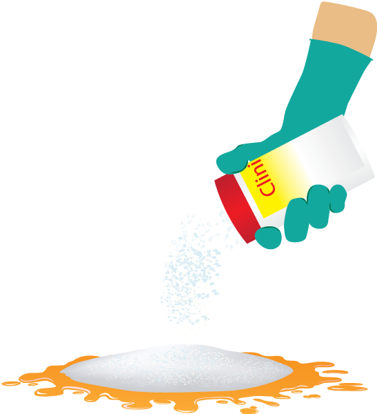 Simply Sprinkle The Powder Over The Spill - Flag - Free Transparent PNG ...