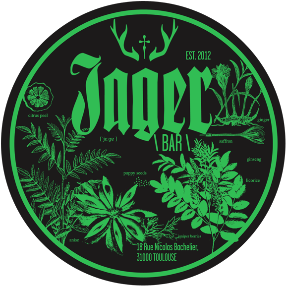 Download Coaster Design For Jager Bar Toulouse - Illustration PNG Image ...
