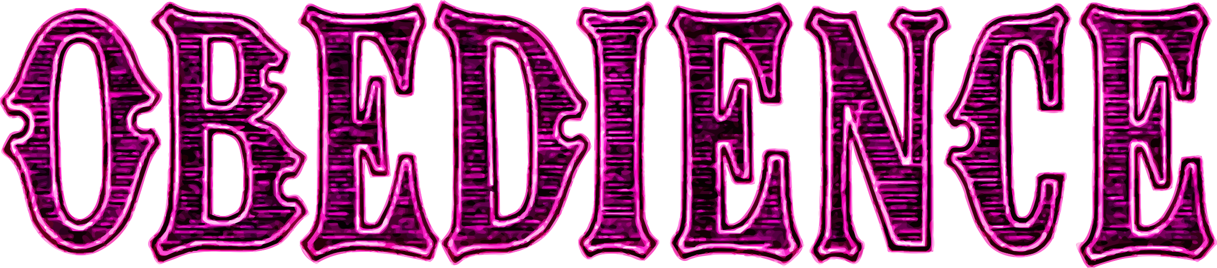 Download Obey Clipart Doing Good - Giclee Painting: Obedience, 41x41cm ...