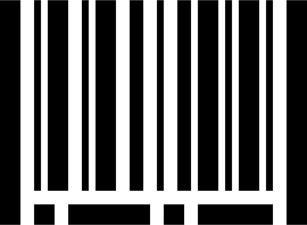 Download Bar Code - - Monochrome PNG Image with No Background - PNGkey.com