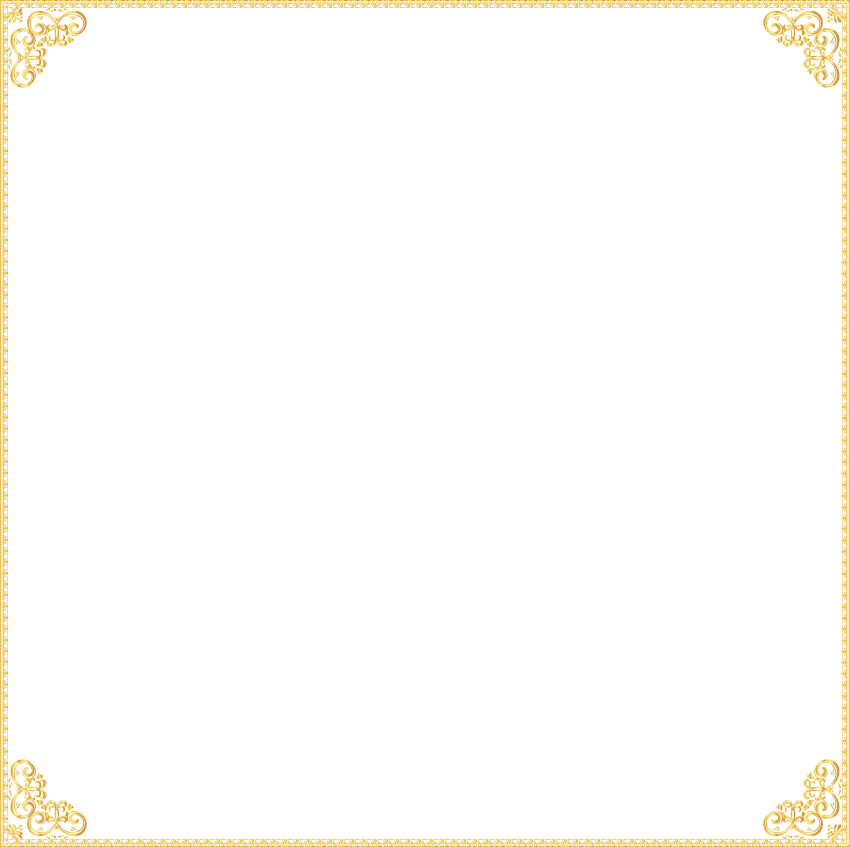 Download Free Png Gold Border Frame Png Images Transparent - Gold ...