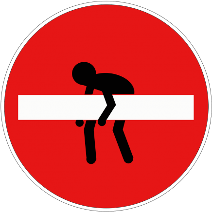 Download Stick Figure,road Sign,traffic Sign,one Way Street,ban,street ...