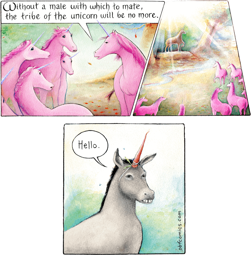Pbf253-the Last Unicorns - Tribe Of Unicorn Meme - Free Transparent PNG Download - PNGkey