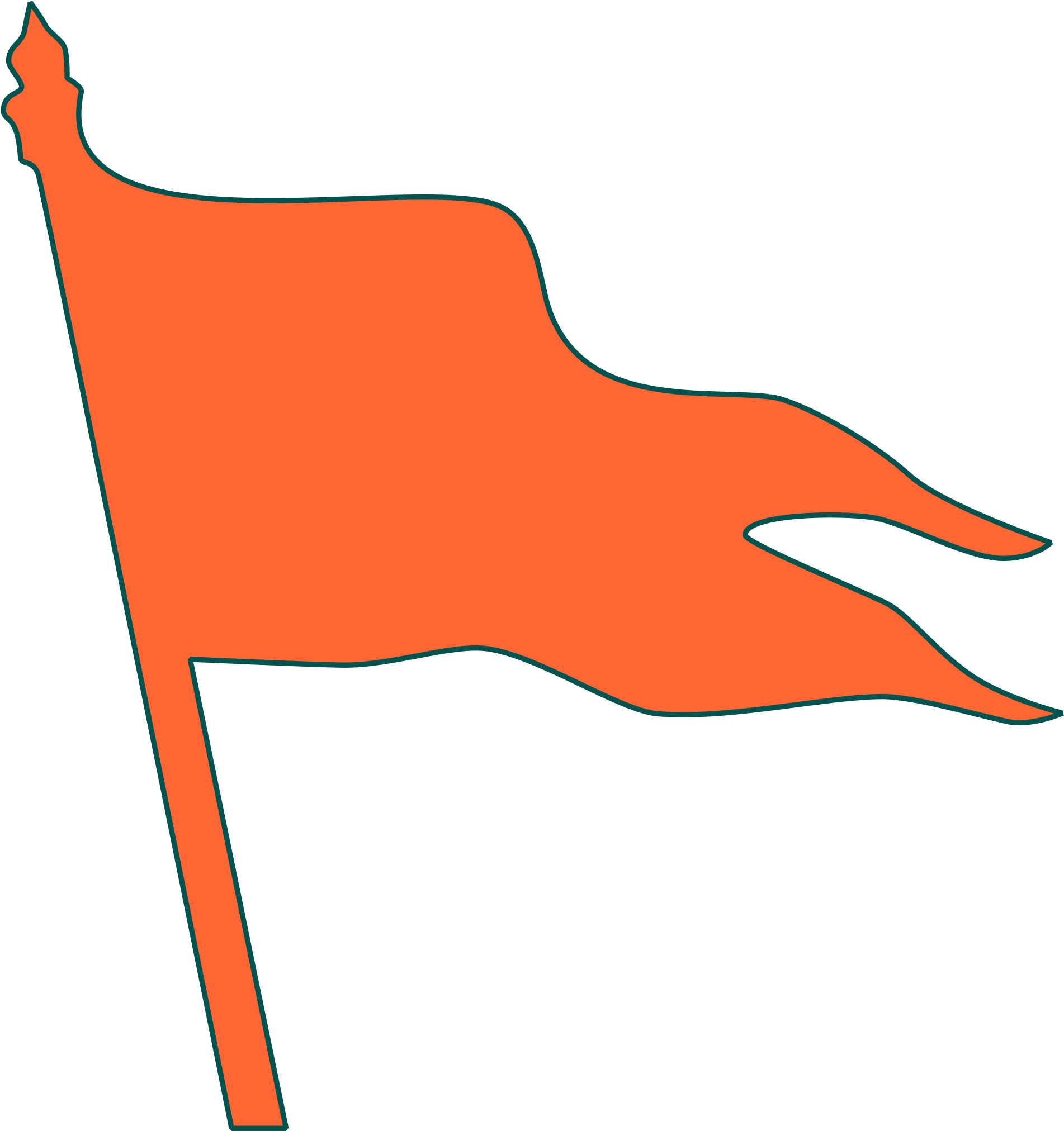 Flag Clipart Orange - Maratha Flag Png - Free Transparent PNG Download ...