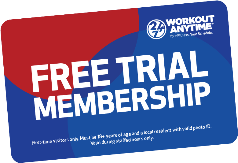 Download Workout Anytime Free Trial Membership - Gym 1 Week Trial PNG ...