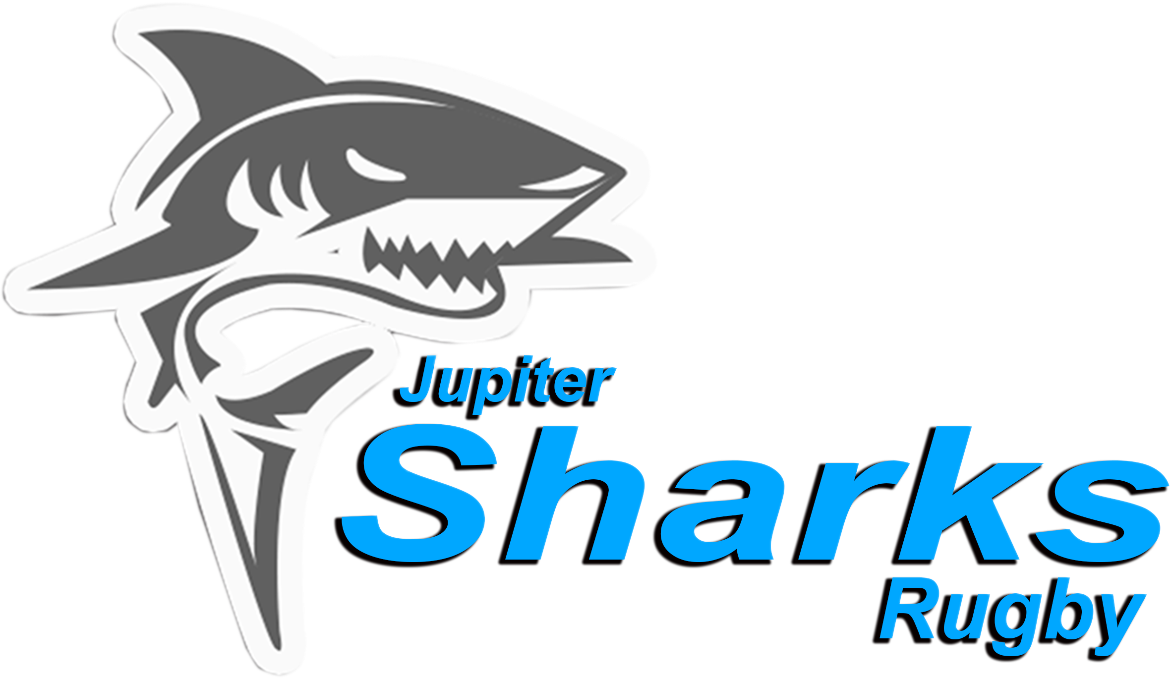 Download Jupiter Sharks Rugby - Design With Vinyl Shark Wall Decal PNG ...