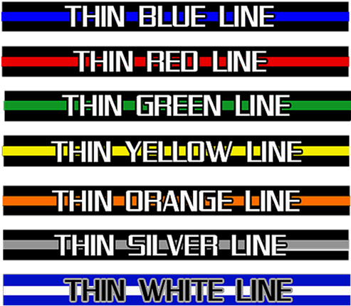 Thinlinemeanings - Thin Lines First Responders - Free Transparent PNG ...