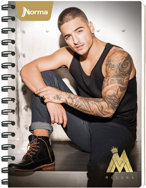 Maluma - Cuadernos Norma De Sebastian Villalobos - Free Transparent PNG ...
