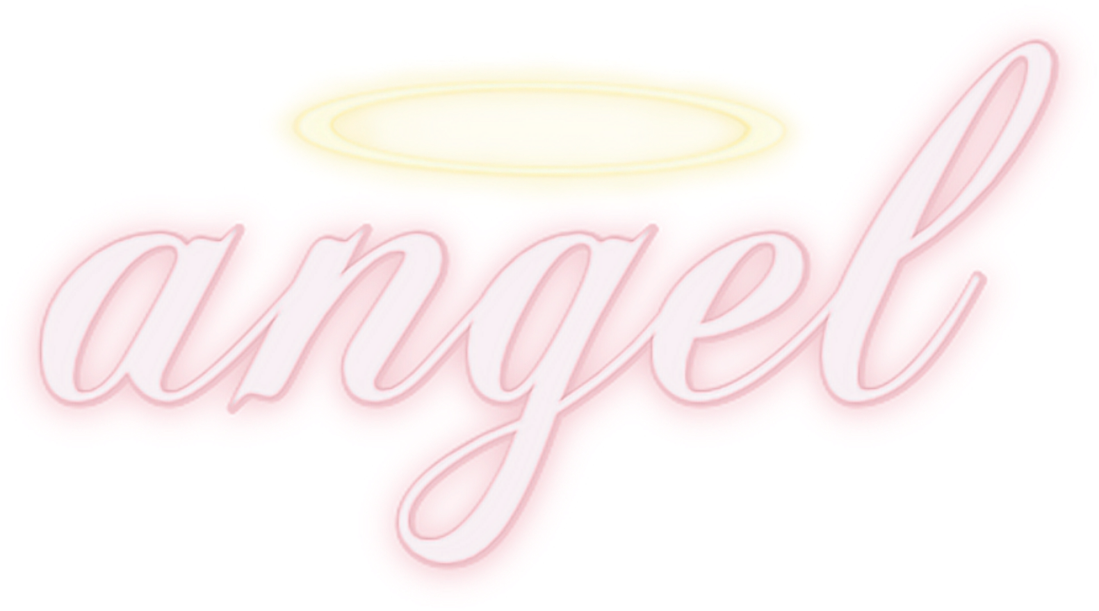 Angel Anjo Neon Kawaii Aesthetic Tumblr Png Kawaii - Oval - Free ...
