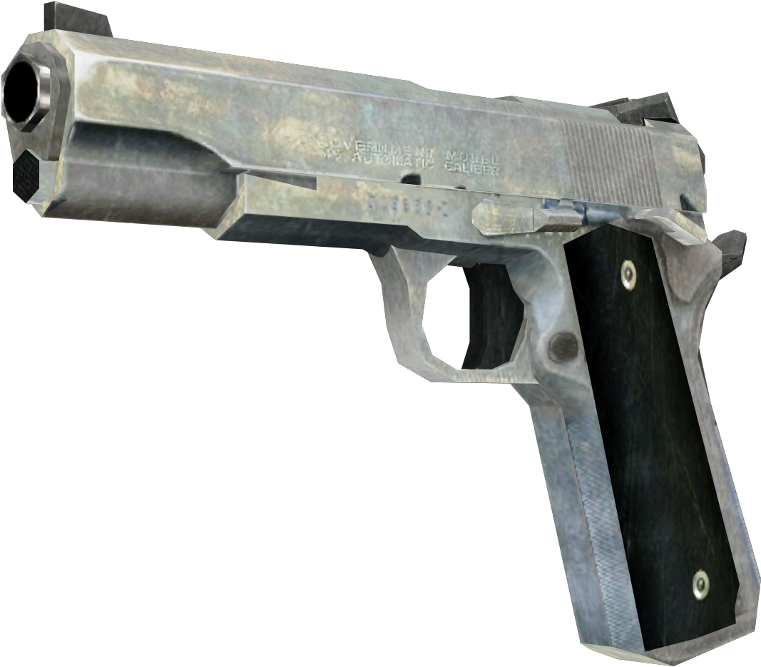 Download M1911 Nickel Plated Model Cod4 - Pack A Punch M1911 PNG Image ...