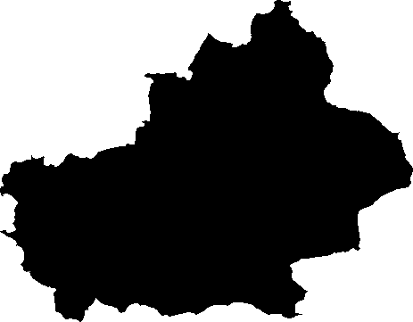 Download Xinjiang Shadow - Flag Map Of People's Republic Of China PNG ...