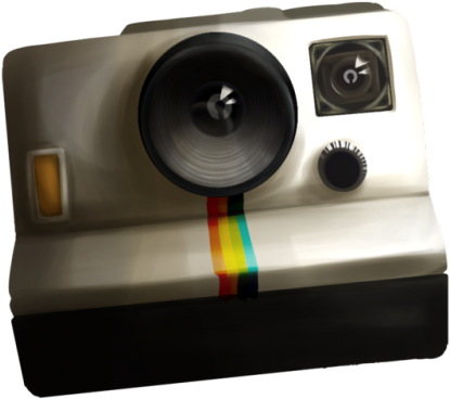 Polaroid Camera Drawing Tumblr - Drawing - Free Transparent PNG ...