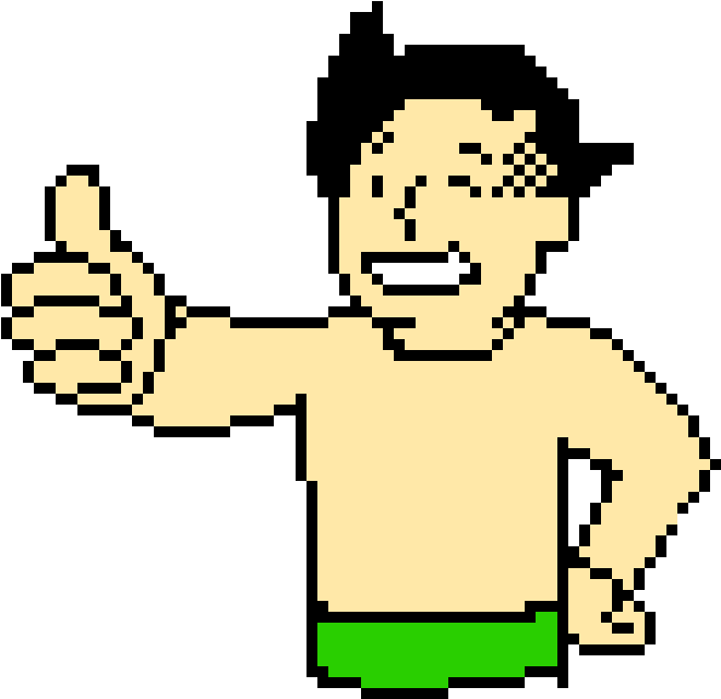 Download Astro Vault Boy - Pixel Art Vault Boy PNG Image with No ...