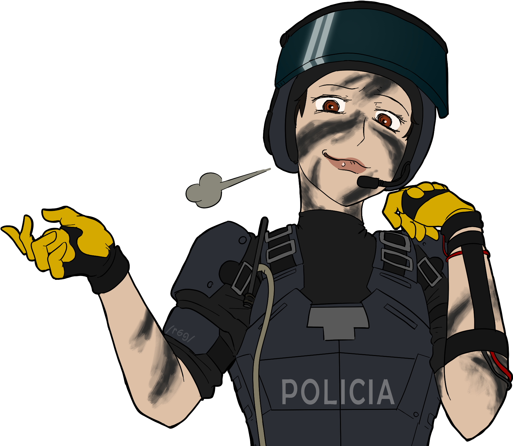 Download Mira , - Rainbow Six Siege Mira Fanart PNG Image with No ...