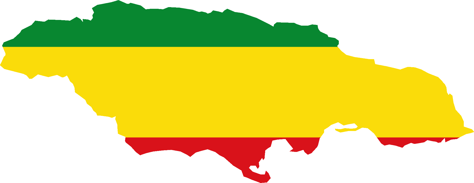 Flag Map Of Jamaica - Map Of Jamaica - Free Transparent PNG Download ...