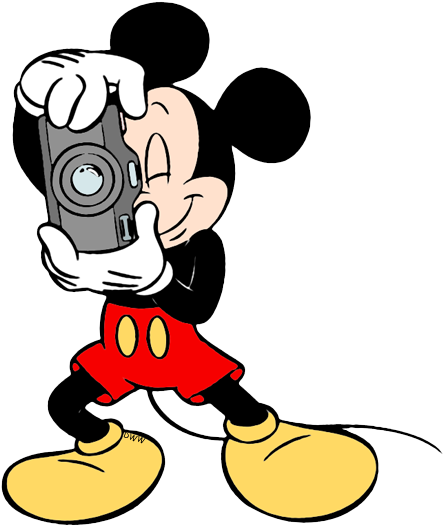 Disney Clipart Camera - Mickey Mouse With Camera - Free Transparent PNG ...