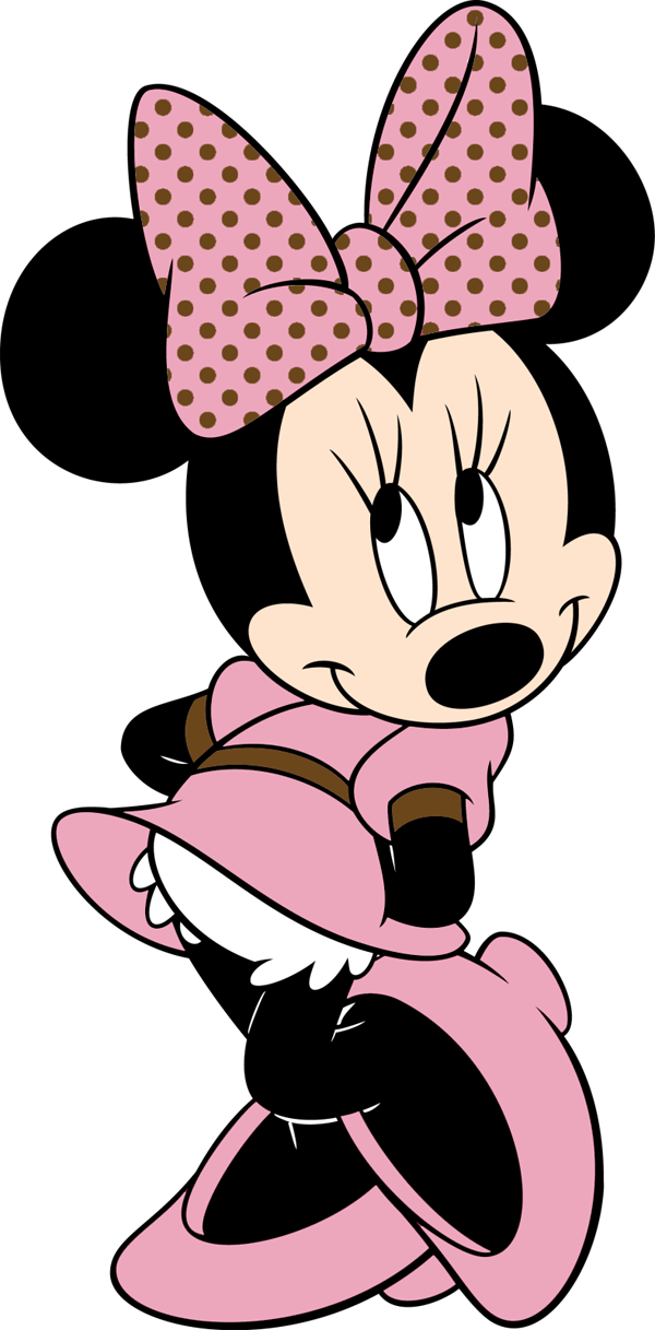 Download Minnie And Mickey│mouse Minnie Mouse Pink Png Image With No