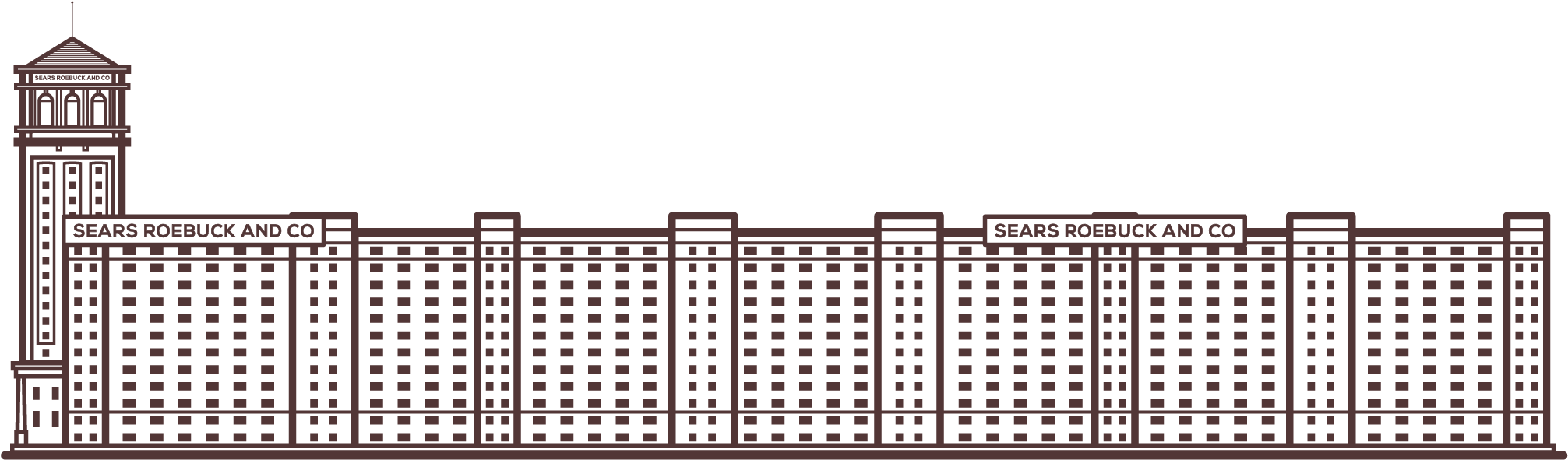 Download Sears Merchandise Building - Fence PNG Image with No ...