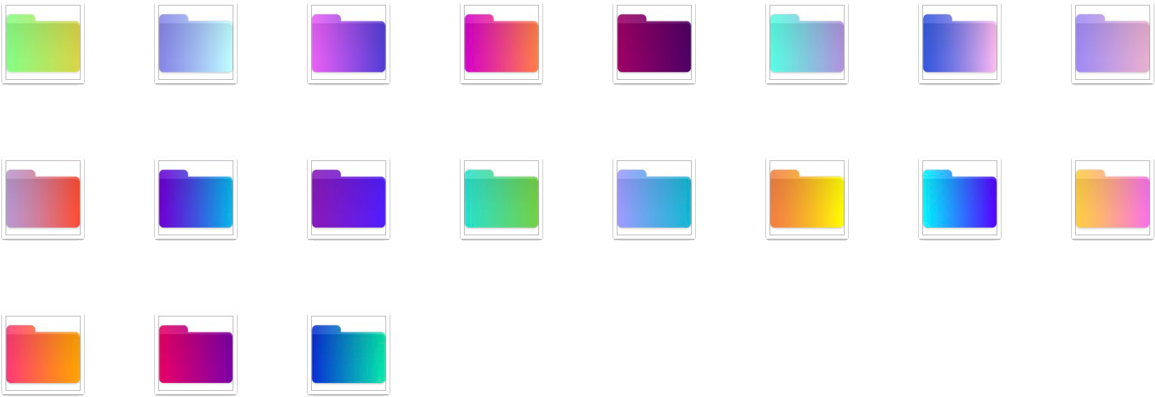 Download Windows Icon Folder Set - Icon PNG Image with No Background ...