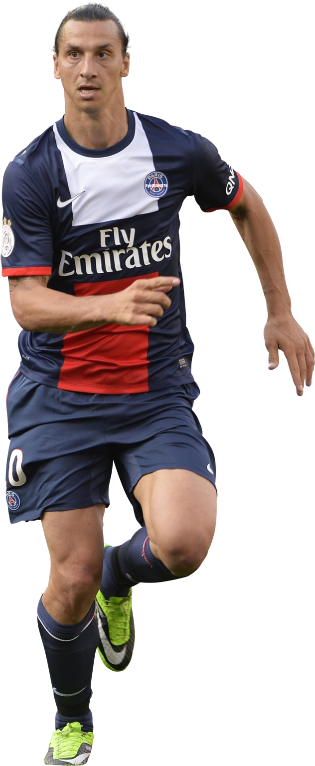 Download Free Icons Png - Zlatan Ibrahimovic Football Star Art 32x24 ...