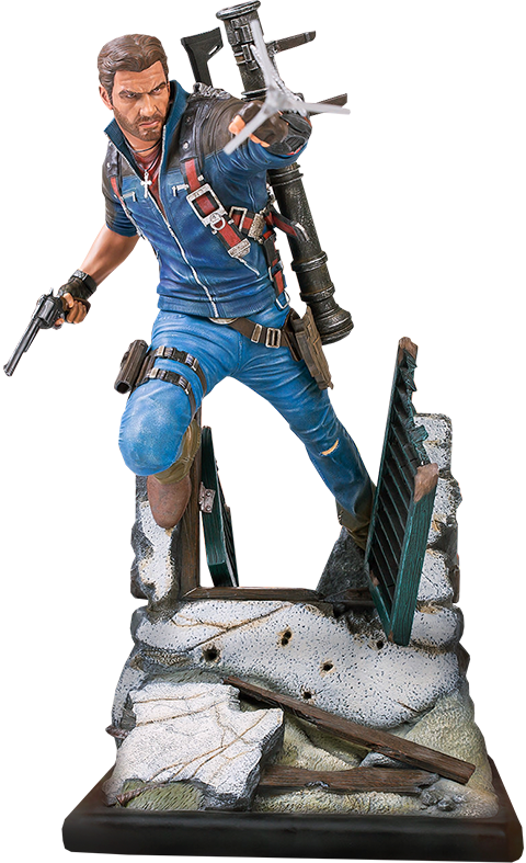 Download 21" Just Cause 3 Statue Rico Rodriguez - Just Cause 3 Rico PNG ...