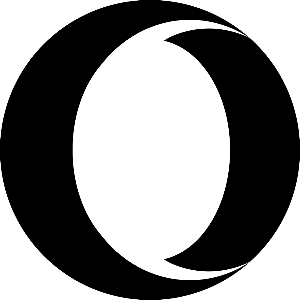 Download Opera Browser Internet Brand - Letter O PNG Image with No ...