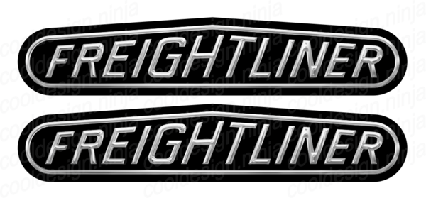 Download 2-pack Of 10" X 2" Freightliner Decals - Freightliner Decals ...