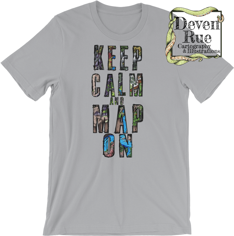 Download Keep Calm And Map On Colored Shirt - Mickey Mouse Shirt Disney ...