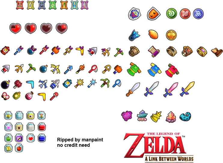 Download Items - Legend Of Zelda PNG Image with No Background - PNGkey.com