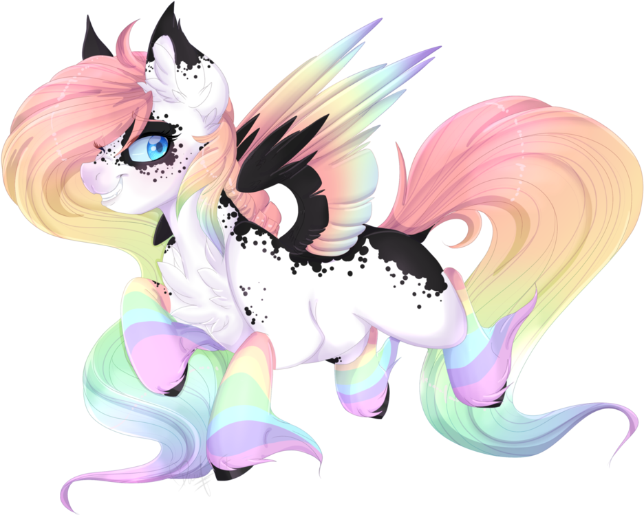 Download Silent Shadow Wolf, Art Trade, Colored Wings, Female, - Wolf ...